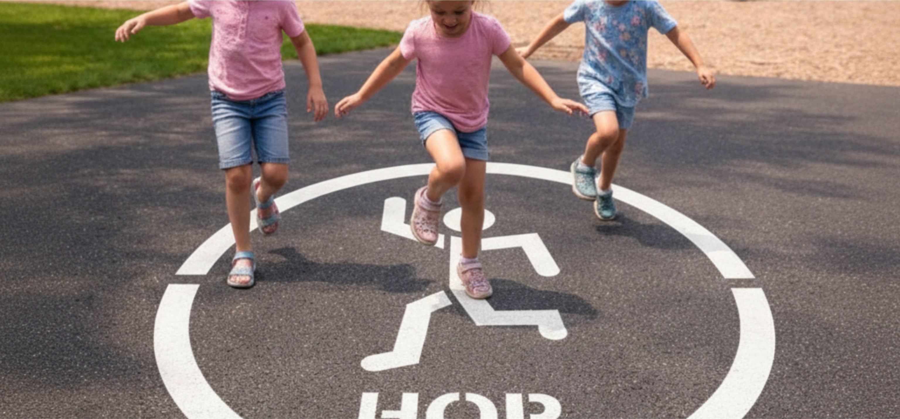 Fitness Circle Playground Stencils | Active Play Made Easy – Stencil Ease