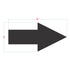 Arrow Sign Stencil | Stencil Ease – Effective Signage for Various Uses