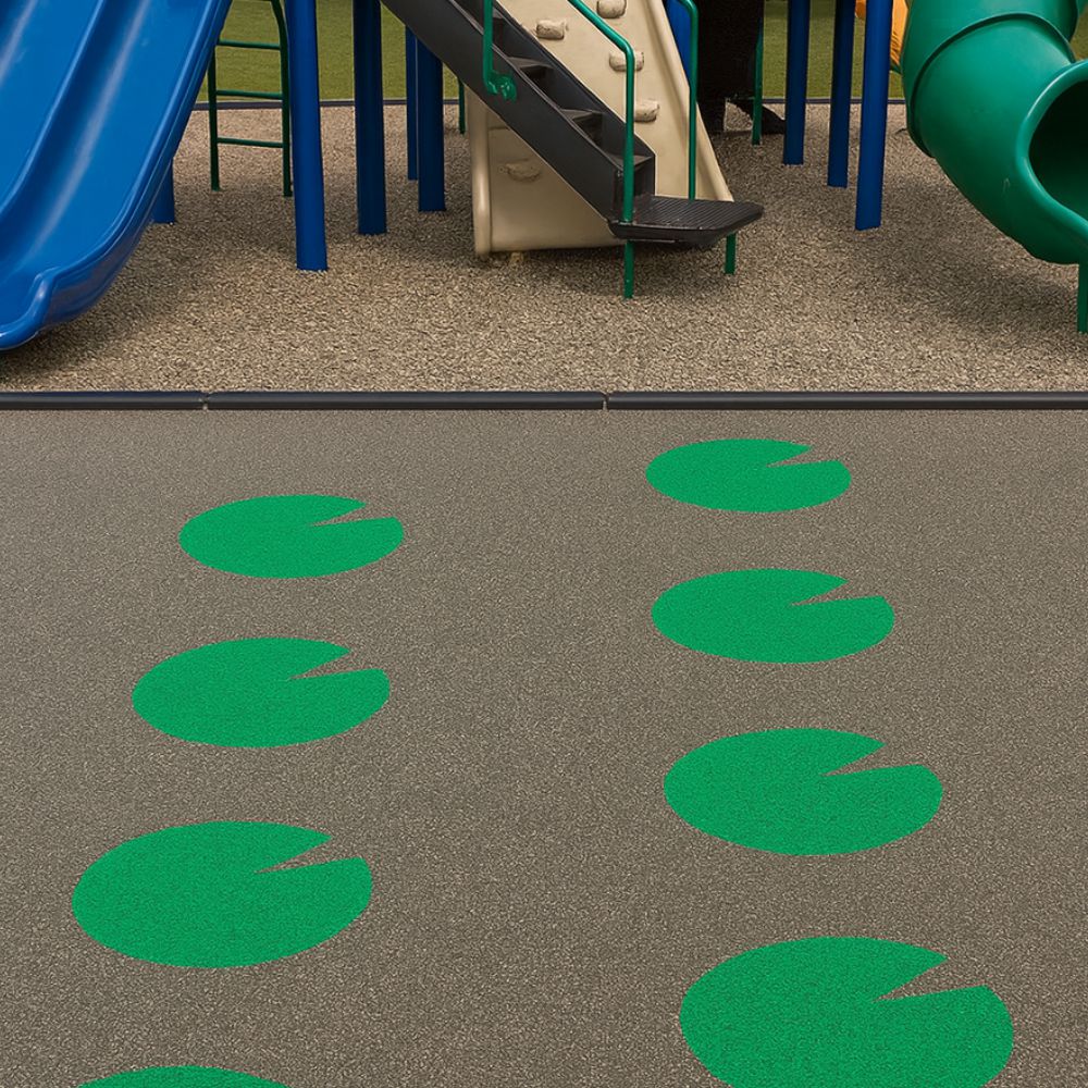 Lily Pad Hop Playground Stencil | Stencil Ease