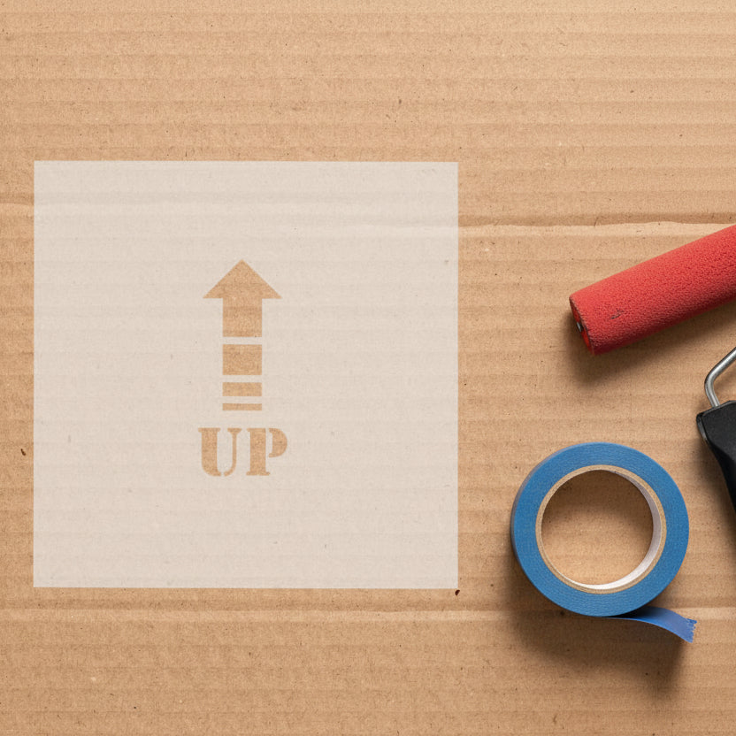 Arrow Stencils | Up Arrow Shipping | Stencil Ease