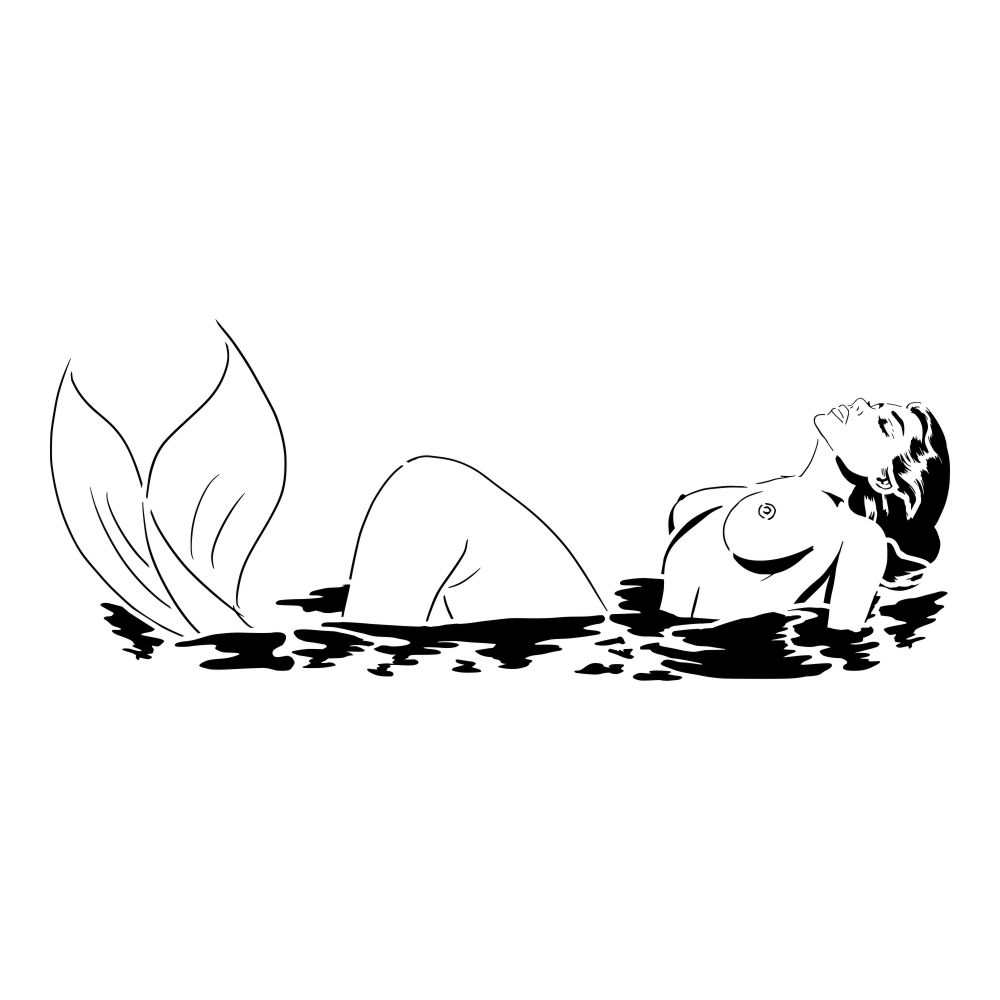 Graffiti Pop Art Mermaid 3 by Gray Gardens SPECIAL FACE SHEET NO BAG ...