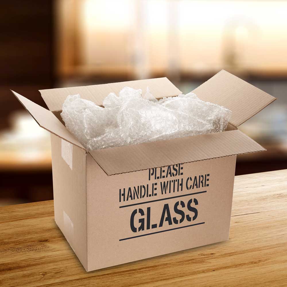 Please Handle with Care Glass, Shipping, and Storage Stencil – Stencil Ease