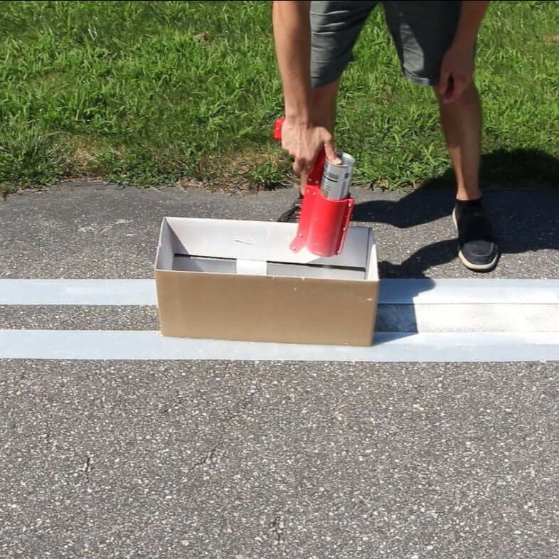 Parking Lot Line Stencil, install and maintain parking lot lines