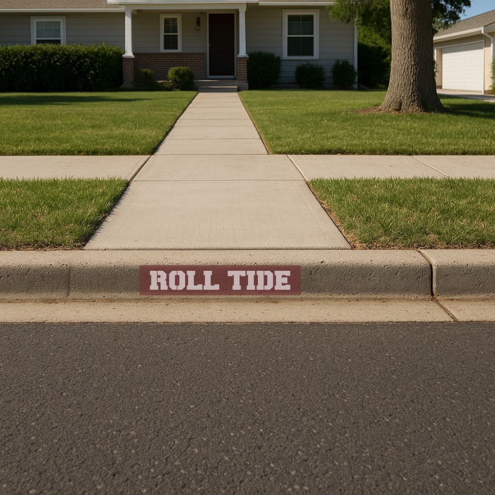 Roll Tide Curb Painting Stencil – Stencil Ease