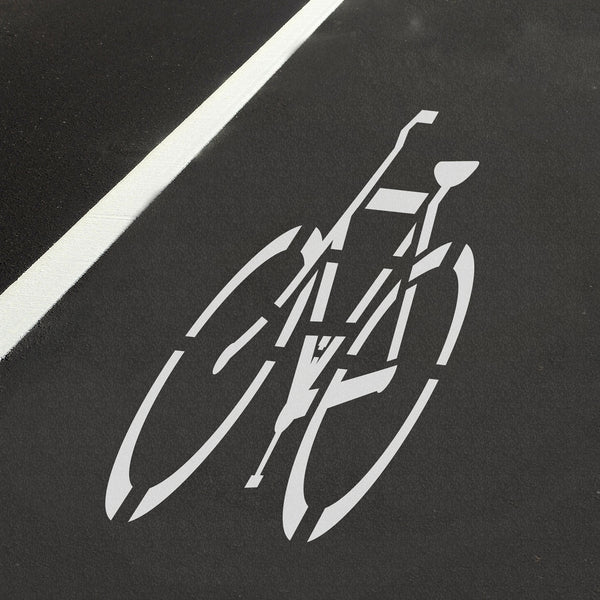 Bike Lane Stencils for Clear Marking – Stencil Ease