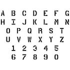 Parking Lot Letter and Number Stencil Sets | Essential for Organized ...