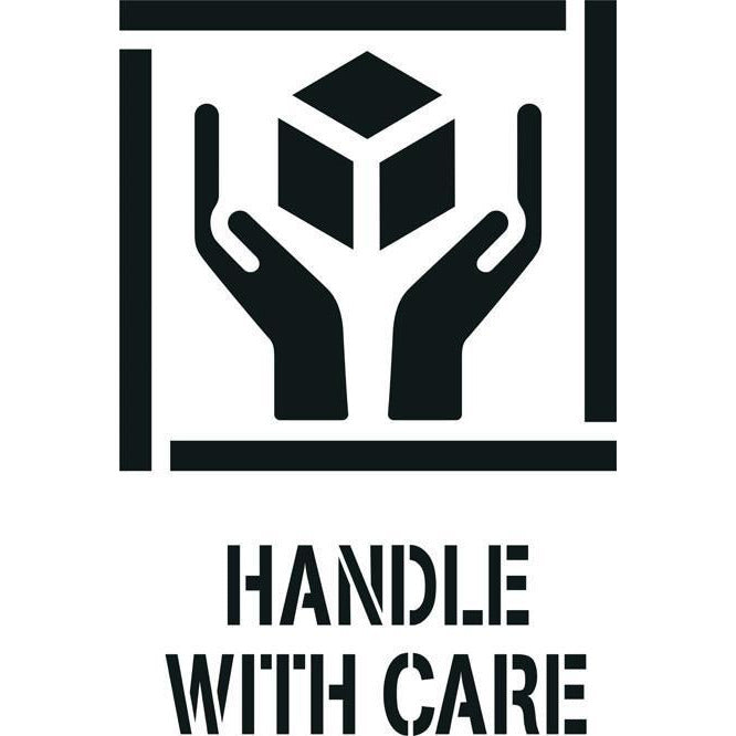 Handle with Care, Shipping and Storage Marking Stencil – Stencil Ease