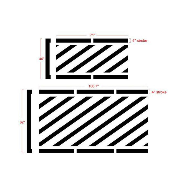 Arrow & Line Stencils for Precision Marking