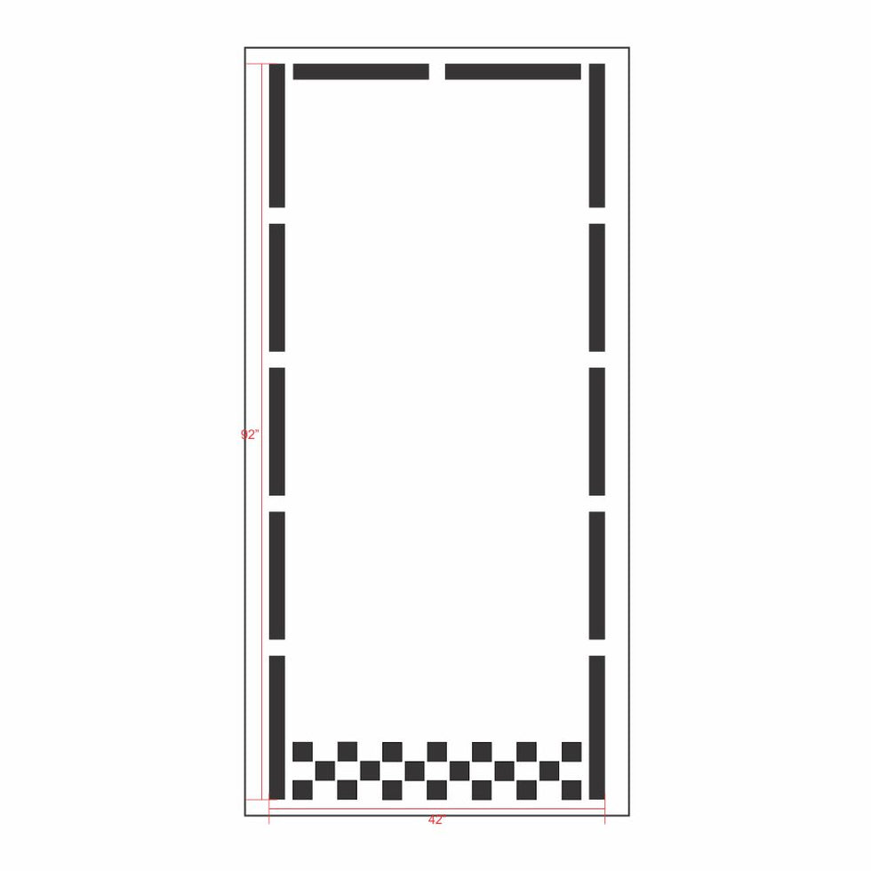 Drag Race Playground Stencil – Stencil Ease