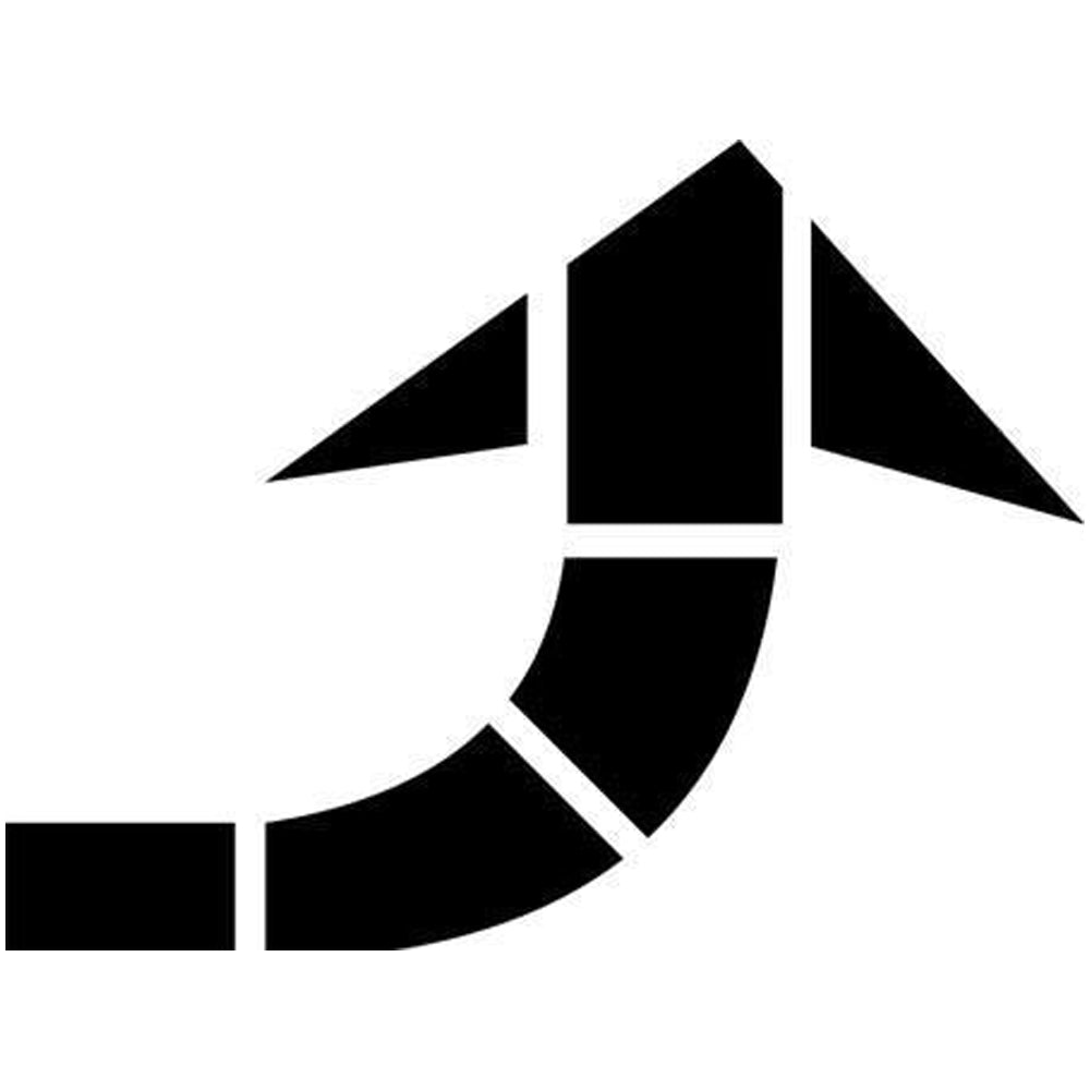 Turn Arrow Symbol MUTCD Pavement Marking Stencil – Stencil Ease