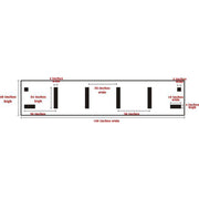 Football Field Hash-Mark Stencil Kit – Stencil Ease