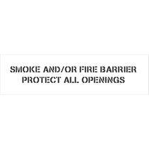 Fire Safety Stencil – One Hour Rating | Stencil Ease