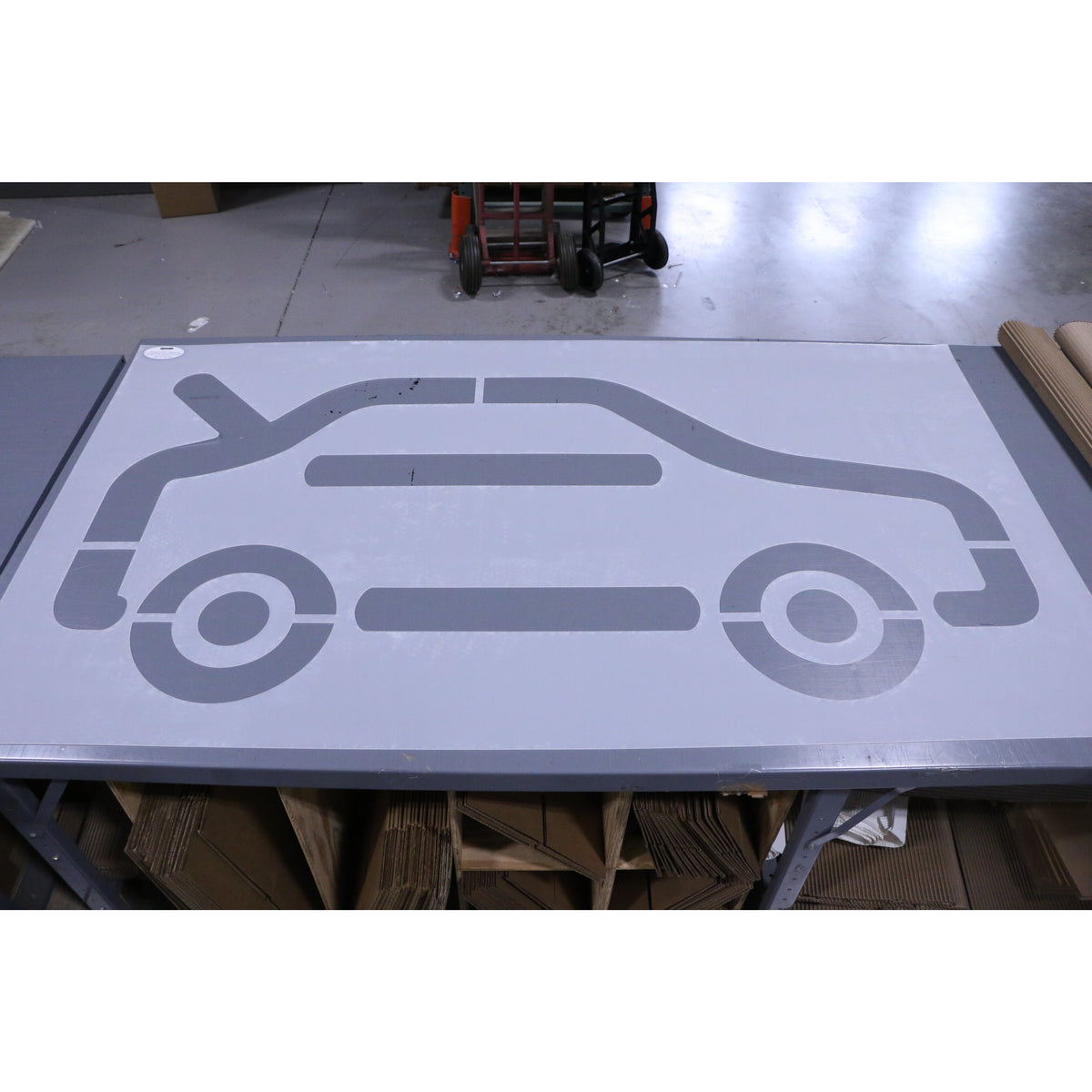Customer Pick-Up Stencil for Organized Pickup Areas – Stencil Ease