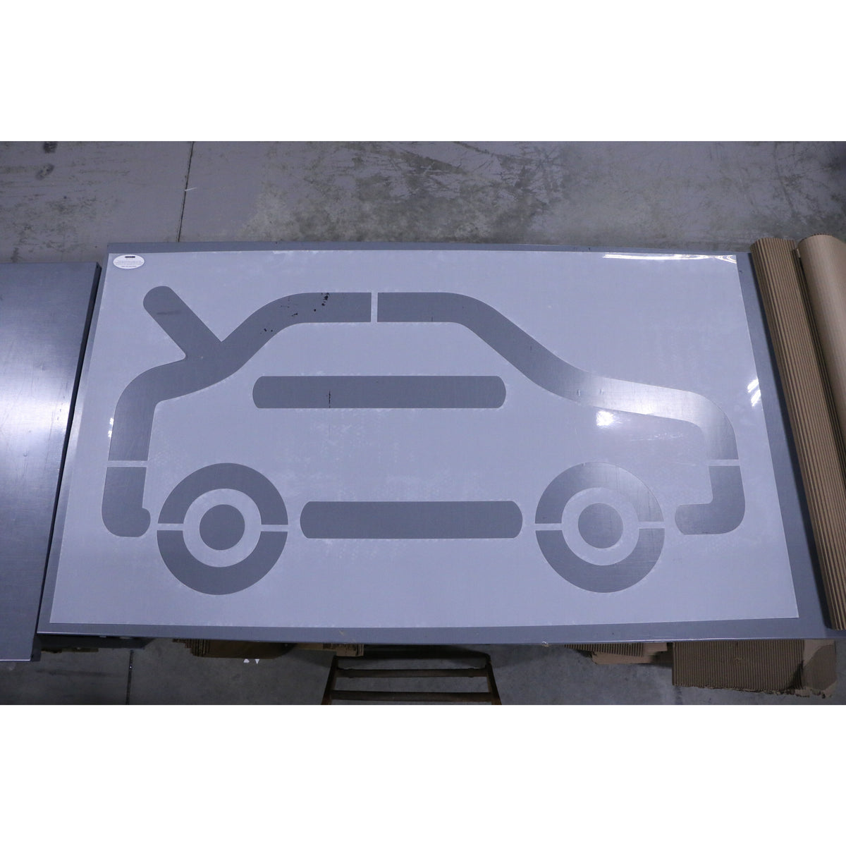 Customer Pick-Up Stencil for Organized Pickup Areas – Stencil Ease