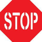 Traffic Stencils: Durable 2 Piece STOP Sign for Safety | Stencil Ease