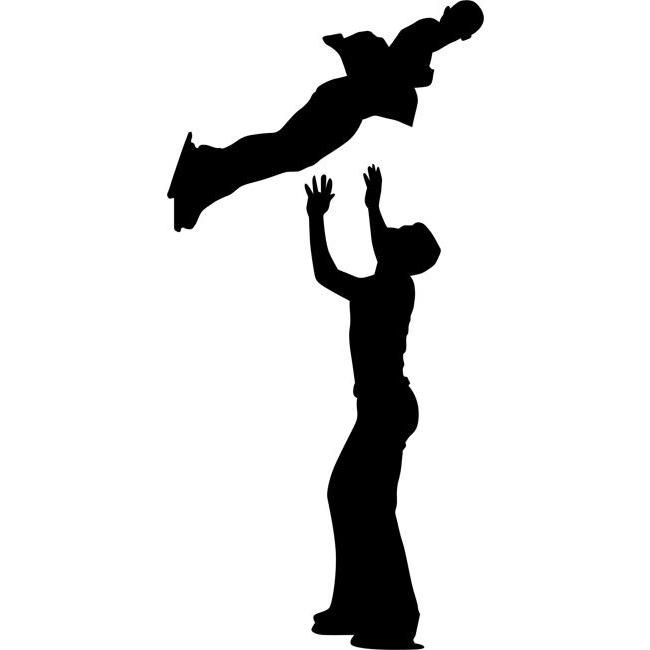 Pairs Throw Jump Figure Skating Stencil – Stencil Ease