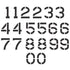 Pavement Marking Letter and Number Stencil Sets – Stencil Ease