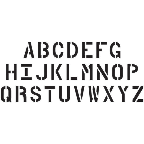 Parking Lot Letter and Number Stencil Sets | Essential for Organized ...
