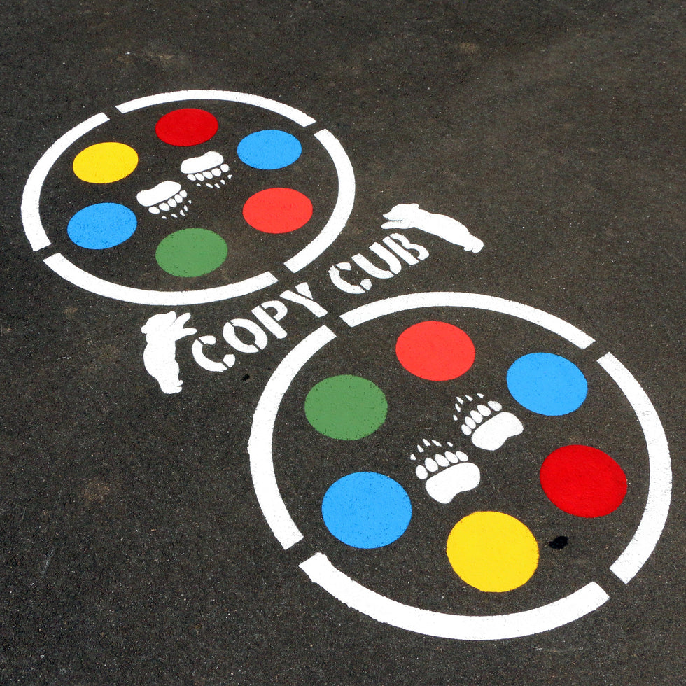 Playground Game Stencil | Copy Cat Game for Playground Activities ...