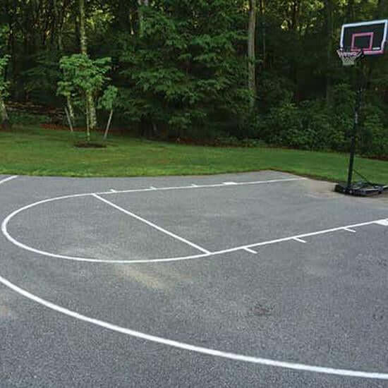 NCAA 3 Point Line Stencil | 3pt Arc | Stencil Ease
