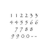 Papyrus Letter and Number Stencil Sets – Stencil Ease