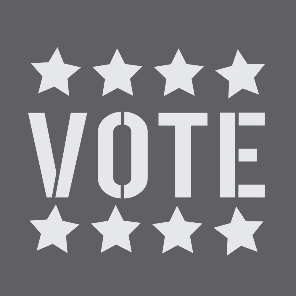 Vote | Election Sign Stencil | Promote Civic Engagement with Clarity ...