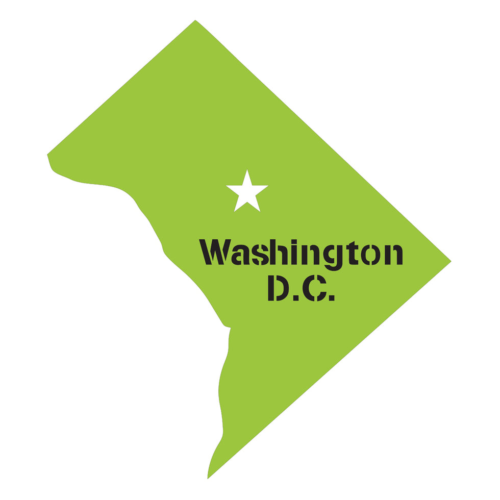 Washington D.C. Map Stencil – Stencil Ease
