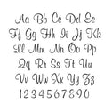 Script Letter and Number Stencil Sets – Stencil Ease