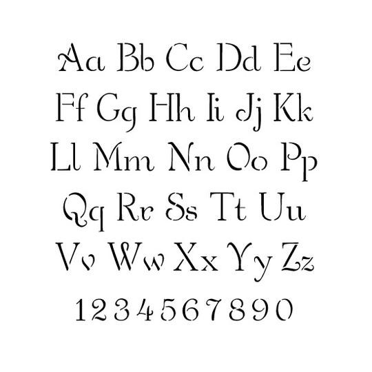 Letter Fonts Alphabet