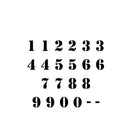 Stencil Font Letter and Number Stencil Sets | Professional Font ...