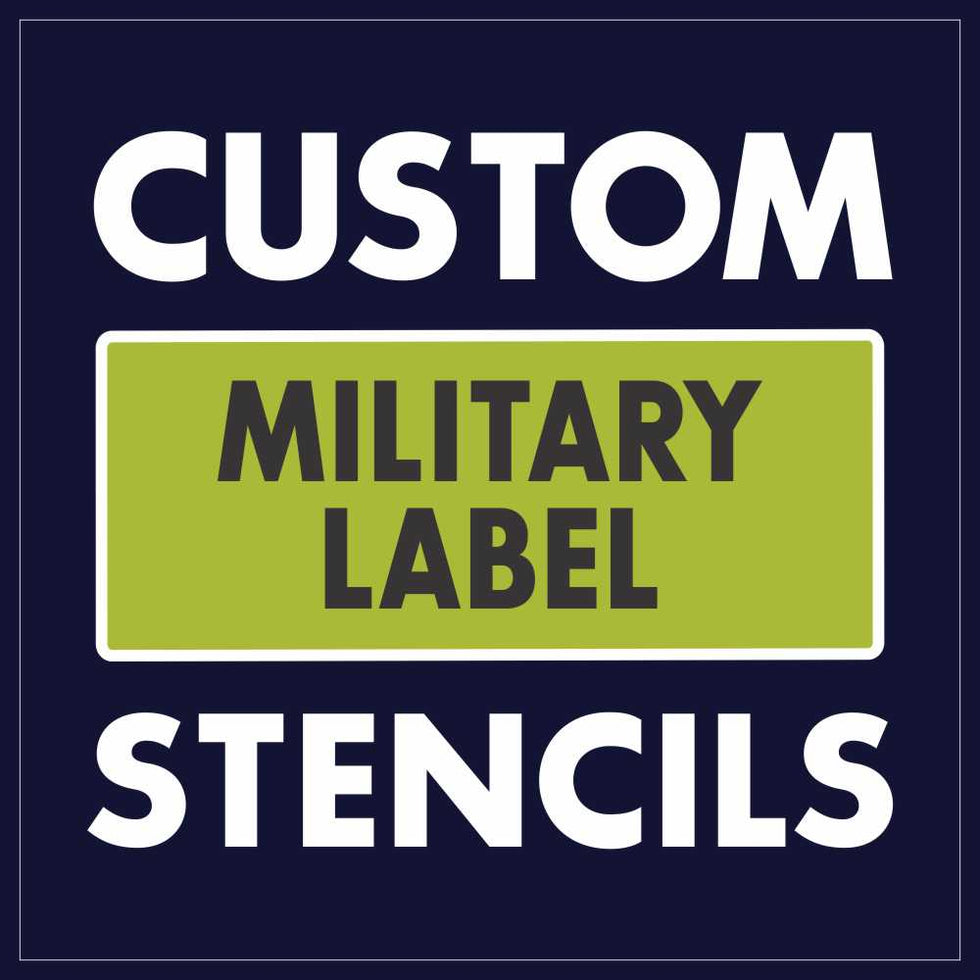 Custom Military and Police Stencils for Equipment Marking – Stencil Ease