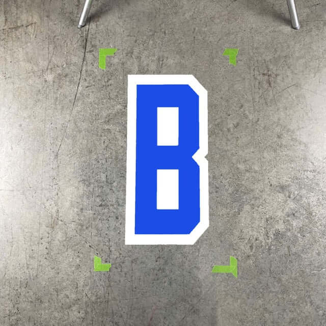 24-inch Outline Letter Stencils | Stencil Ease