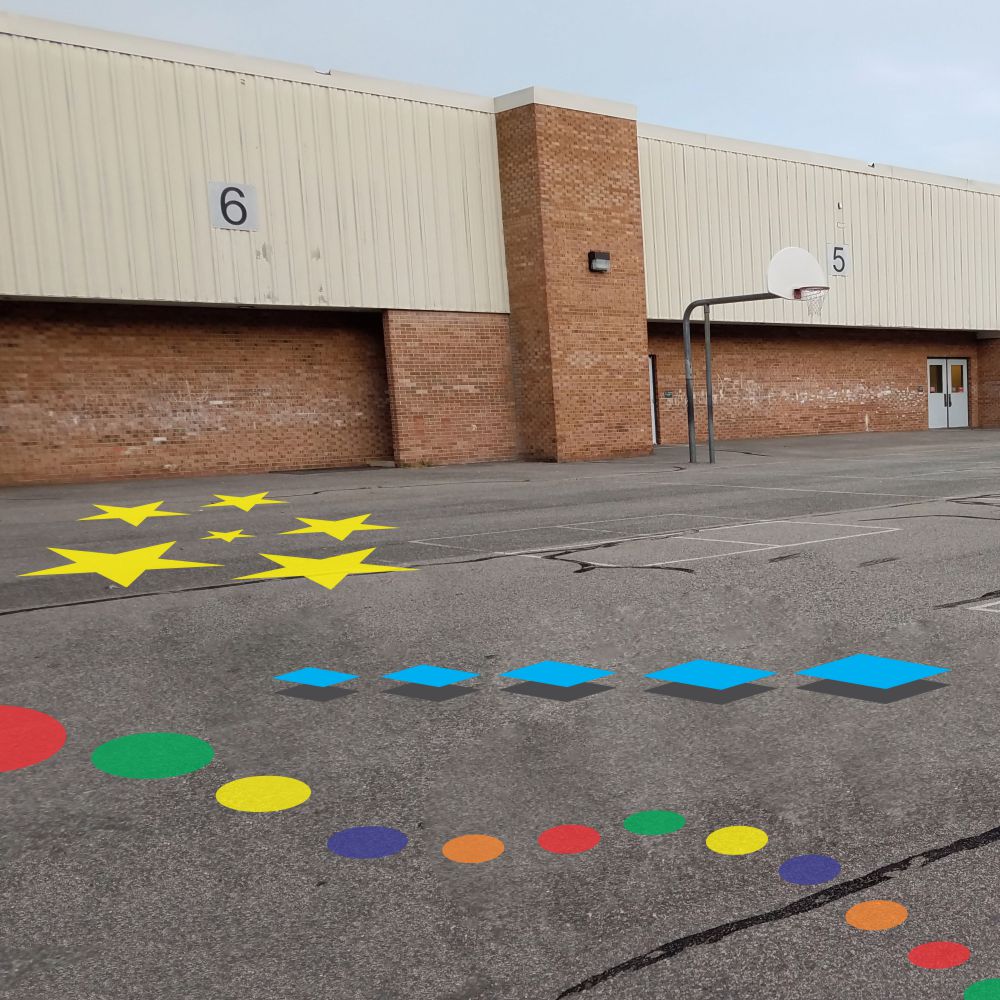 Playground Game Stencils | Stencil Ease